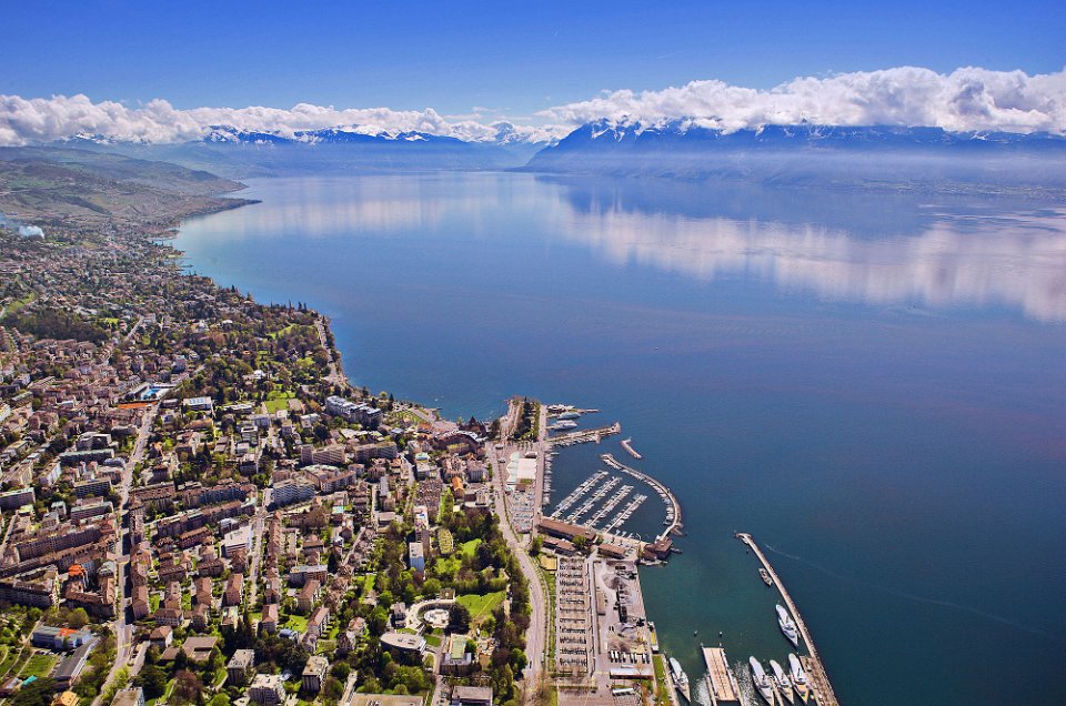Vue aérienne de Lausanne - Physio Clinics Physio Clinics